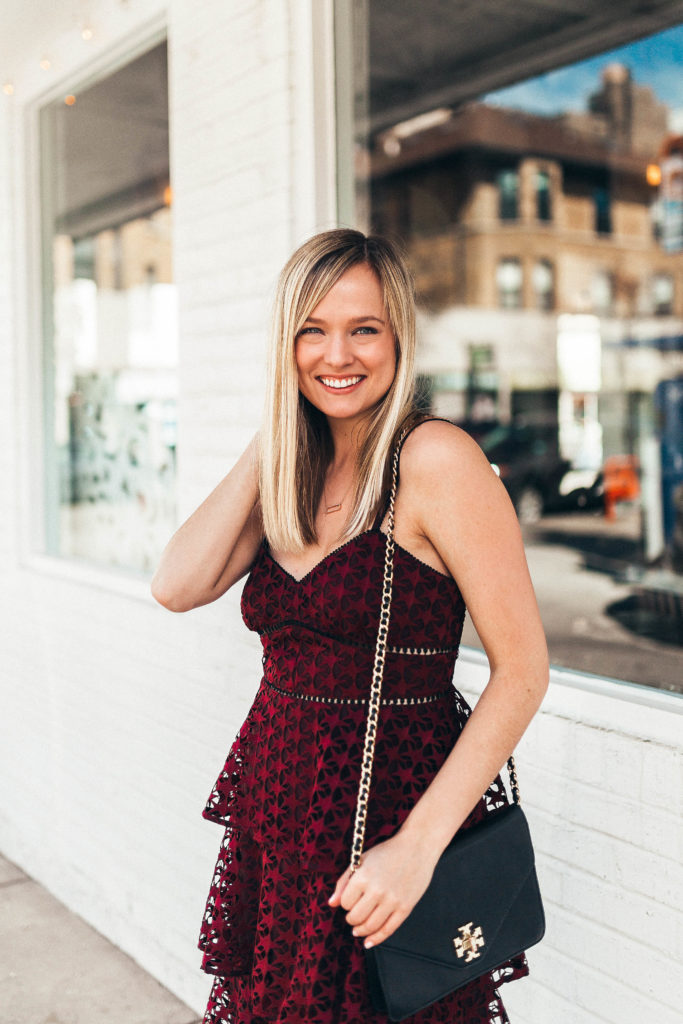 Cranberry Dress for Wedding Season | Charmingly Styled